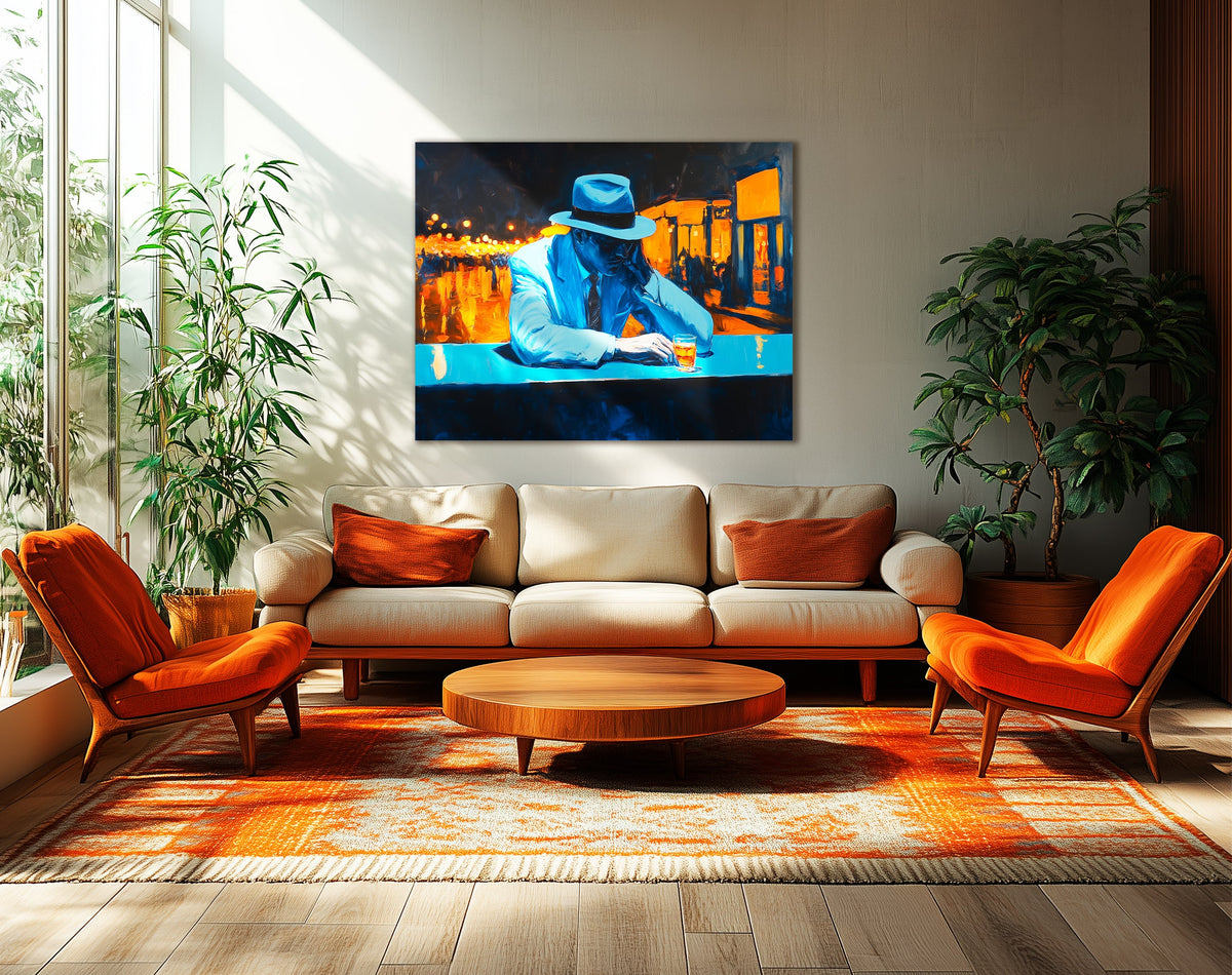 Quadros originais no estilo Hopper, óleos modernos à venda